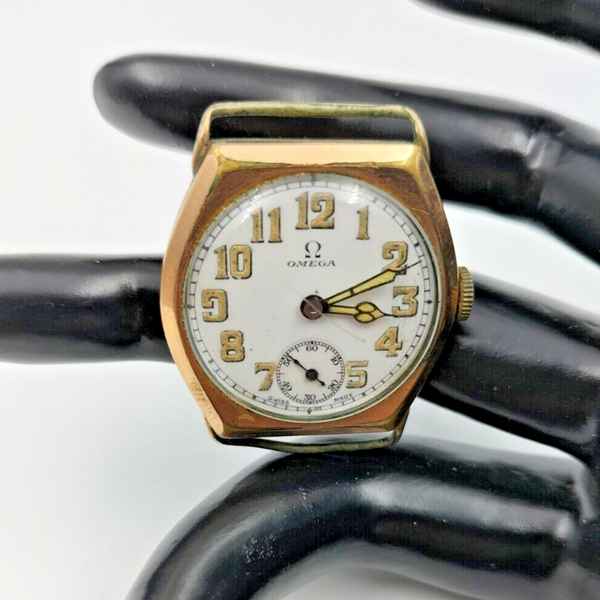 Rare Vintage OMEGA c.1930's w/ Seconds Dial Large Case Great Cond Dial ...