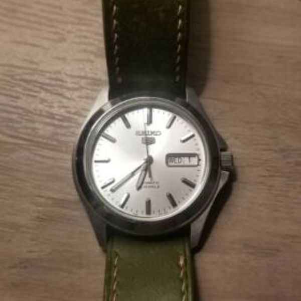 Seiko 5 Automatic Watch SNKK87K1 37 MM | WatchCharts