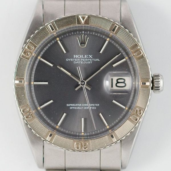 ROLEX DATEJUST Datejust Thunderbird Frey Dial Ref.1625 1971 SKU: 7410 ...