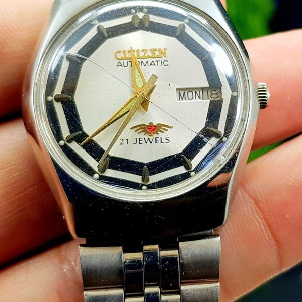 Vintage Of Citizen Automatic Day/Date 21 Jewels Japan Made Men's Wrist Watch | WatchCharts ...