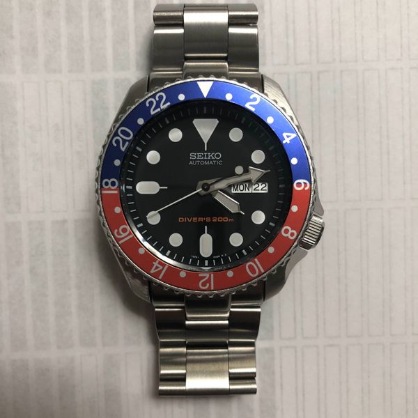[WTS] Seiko SKX 007 - Pepsi GMT bezel mod with Strapcode Oyster ...