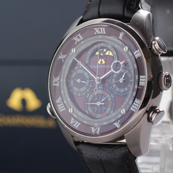 CITIZEN AH4080-01Z CAMPANOLA Grand Complication Deep Red Quartz Men's Wristwatch | WatchCharts ...