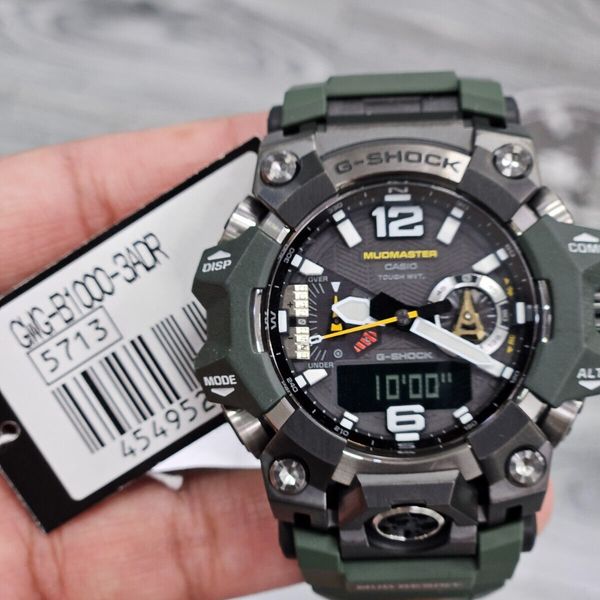 Casio G-Shock Mudmaster GWG-B1000-3ADR Solar Bluetooth Men's Watch ...