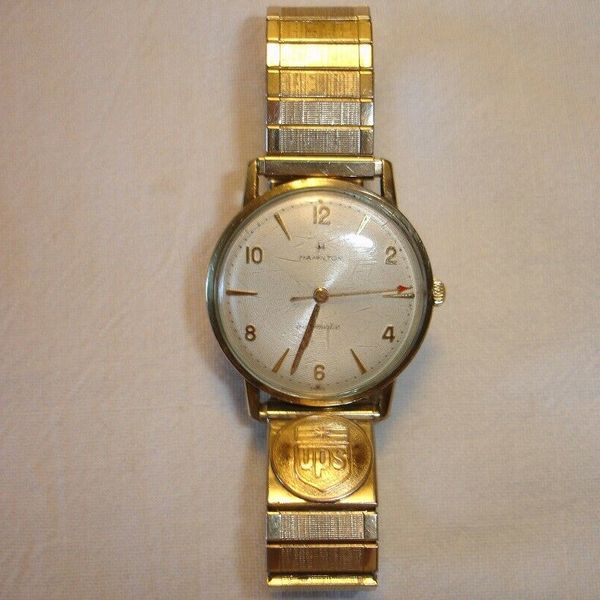 Vintage Hamilton Automatic U.P.S. United Parcel Service Men Wristwatch ...