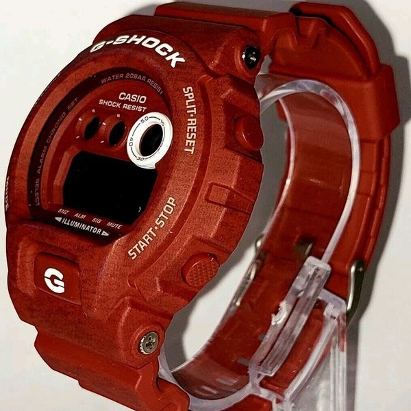 Casio G-Shock Heathered Red Resin Watch Limited Edition GD-X6900HT ...