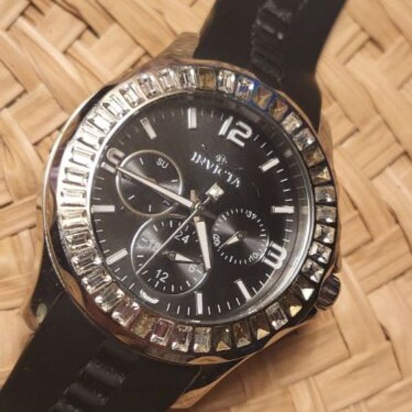 Mens Invicta Angel Collection Model 22469 Flame Fusion Crystal ...