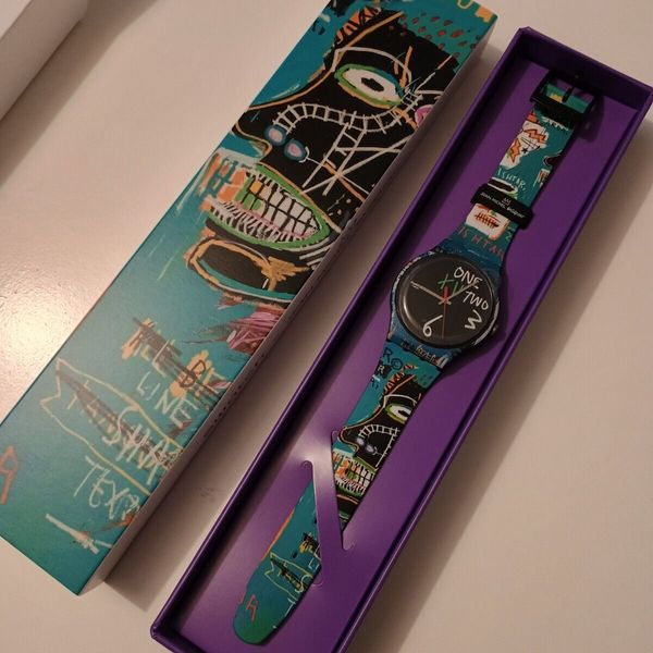 Swatch X Jean-Michel Basquiat 3 x Watch Set Limited Edition Art Series ...