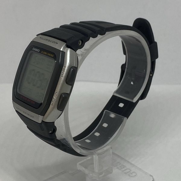 Casio Watch W96H-1AV Illuminator Digital Chronograph Alarm 10 Year ...