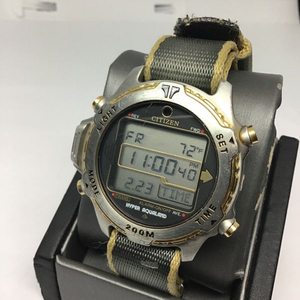 Citizen Digital Promaster Hyper Aqualand Diver Japan Men's Watch D207-089839 | WatchCharts ...