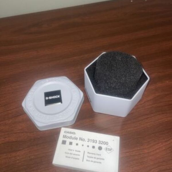 Gray Casio G-Shock Display Tin Box Presentation Storage Metal Case And ...