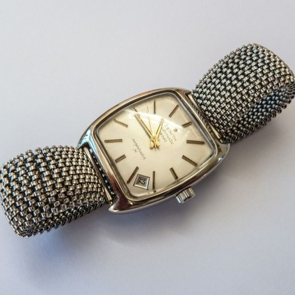 Vintage steel Zenith Respirator X automatic gents watch cal.2552PC, ca ...