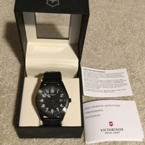 VICTORINOX Swiss Army 26071.CB All Black Men’s Watch. NEW | WatchCharts ...