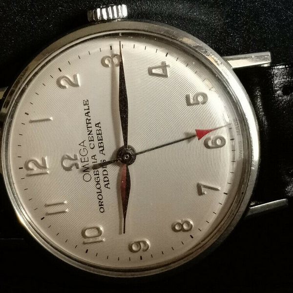 OMEGA " OROLOGERIA CENTRALE ADIS ABEBA " CALIBRO 601 ANNI 1950 ...