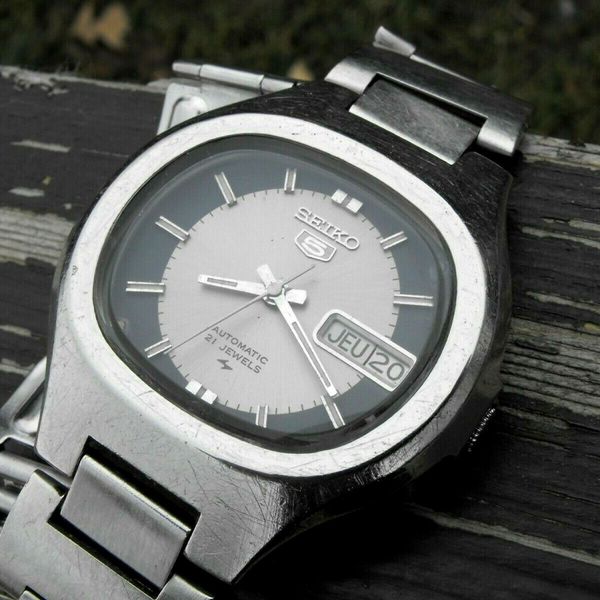 Vintage Seiko 5 Men's Automatic Wrist Watch 7019-5010 made in Japan 70 ...