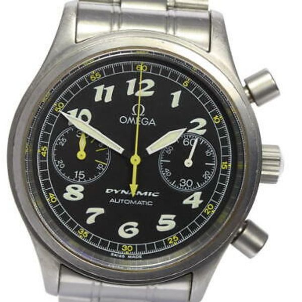 OMEGA Dynamic 5240.50 Chronograph black Dial Automatic Men's Watch ...