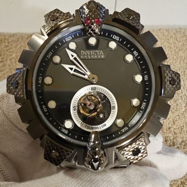Invicta Reserve Venom Viper Tourbillon Watch 52mm Mechanical 32864 ...