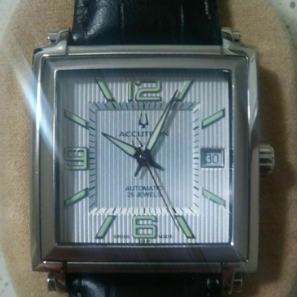 Bulova Accutron Gemini 26B48 - Men's Automatic Watch - Swiss made ETA ...