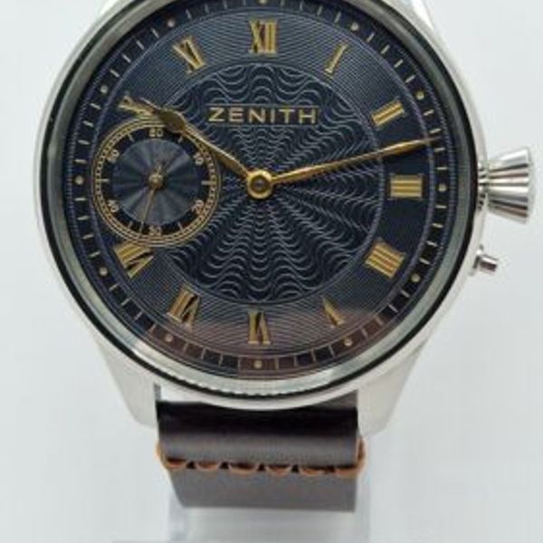 ZENITH Wristwatch with Vintage Pocket Watch Movement Marriage 47mm ...