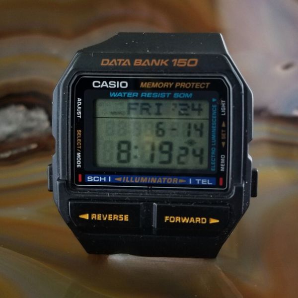 VINTAGE CASIO MEMORY PROTECT Data Bank GMT DB-150 Module 1479 ...