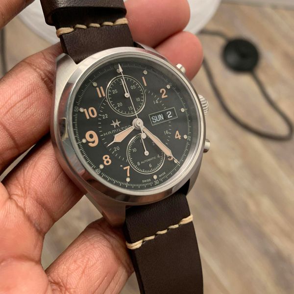 [WTS] Hamilton Khaki Field Auto Chrono 42mm - $800 | WatchCharts ...