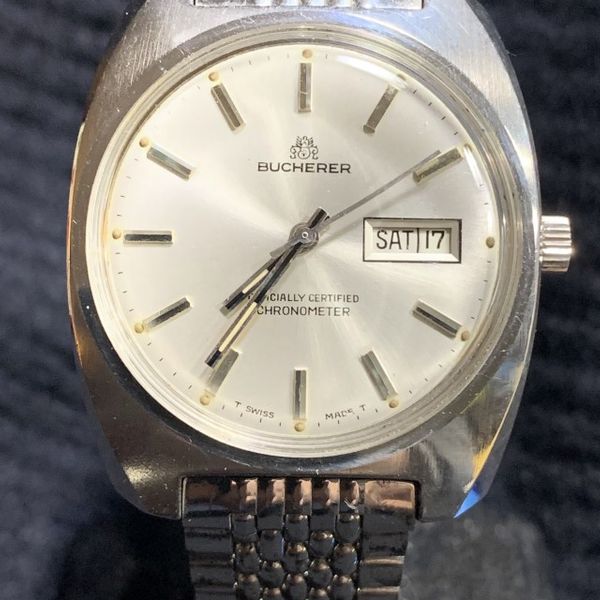 Vintage, BUCHERER Officially Certified Chronometer Wristwatch ...