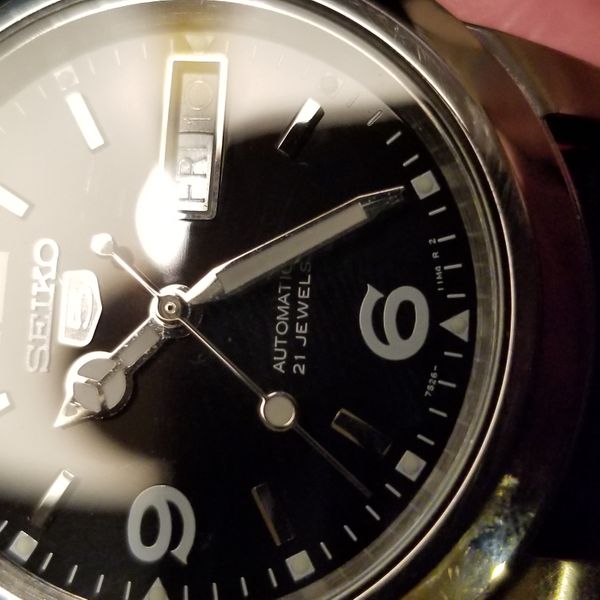 Seiko 5 Smooth bezel snkk11 with mod hands | WatchCharts