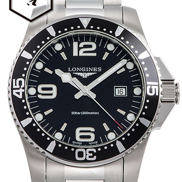 Longines Hydro Conquest Ref.L3.840.4.56.6 New Black (LONGINES Hydro ...