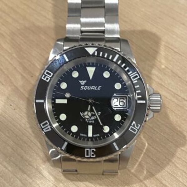 Squale Y1545 20 Atmos "MAXI" Watch w/ Warranty Box Papers And New NATO ...