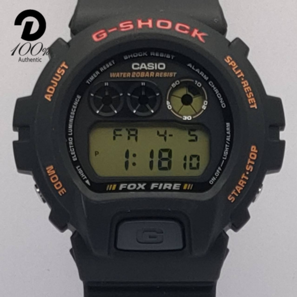 CASIO G-SHOCK DW-6900B-9 STANDARD BASIC FOX FIRE men Watch ...
