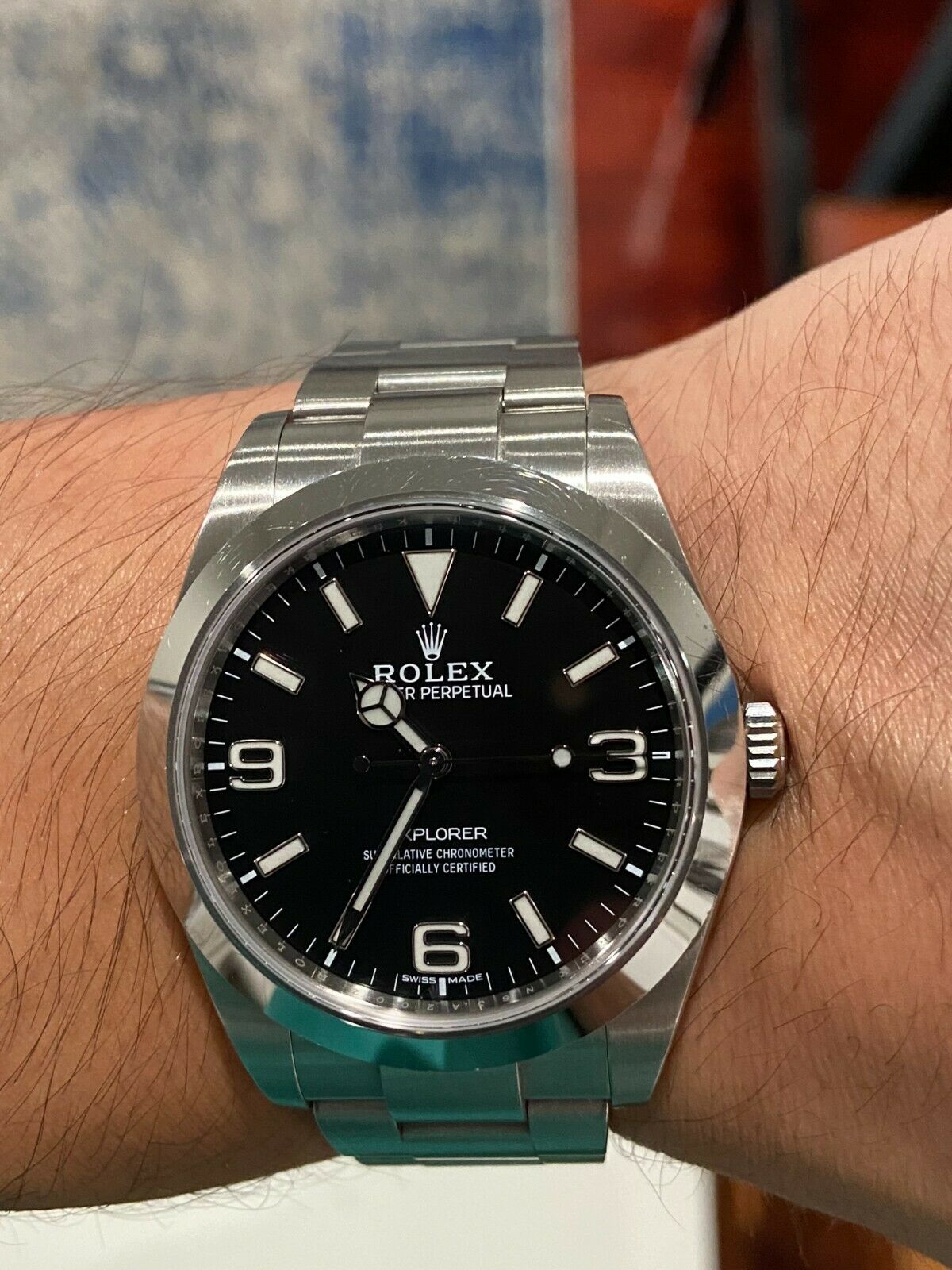 2018 Rolex Explorer Ref. 214270 MK2 Full Lume Dial 39mm Watch ...