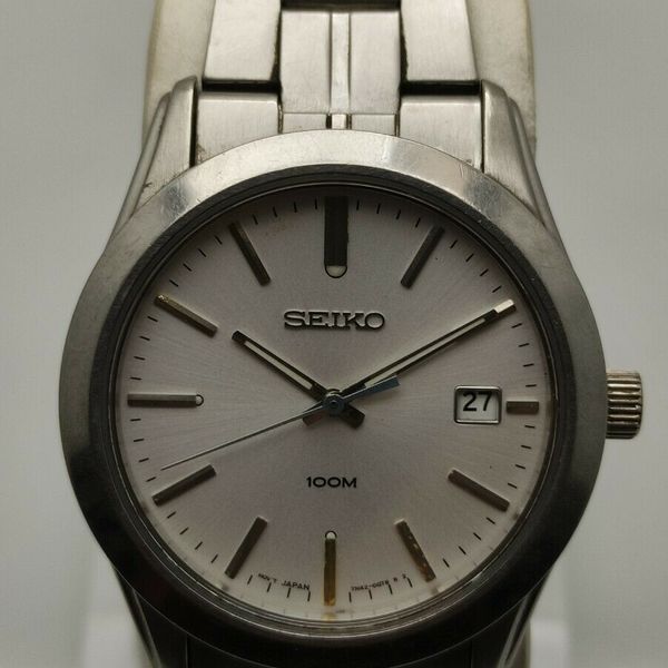 Seiko Quartz 7N42-0ED0 Date Vintage Watch for Men's | WatchCharts ...
