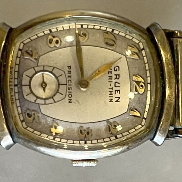 Gruen Watch Vintage Men's Mechanical Veri-thin Precision Gold Plated Wristwatch | WatchCharts ...