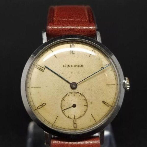 Ultra Rare 1942 Longines Bauhaus Calatrava Vintage Men Watch Tre Tacche ...