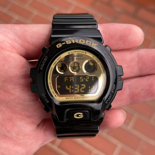 CASIO DW-6900 CB G-SHOCK BLACK GOLD SPORT WATCH | WatchCharts