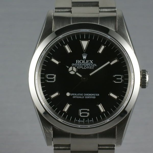 Rolex Explorer 1 Ref: 14270 with RSC papers | WatchCharts Marketplace
