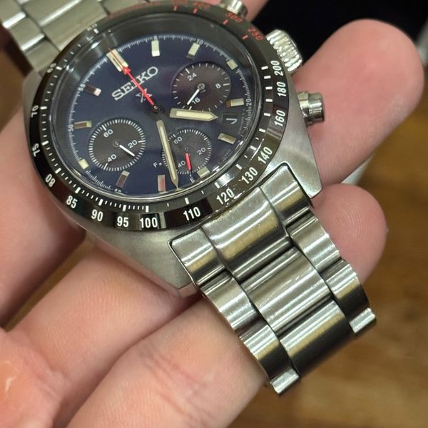 SEIKO SPEEDTIMER PROSPEX NAVY BLUE WATCH SCC815 | WatchCharts Marketplace