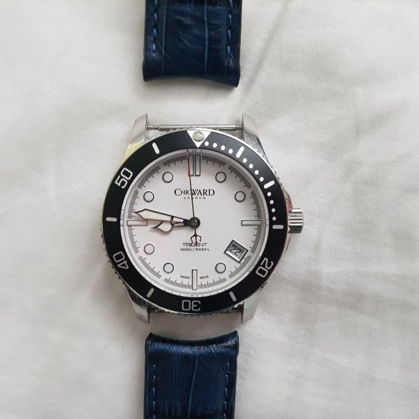 Christopher Ward C60 38mm Old logo White dial quartz | WatchCharts ...