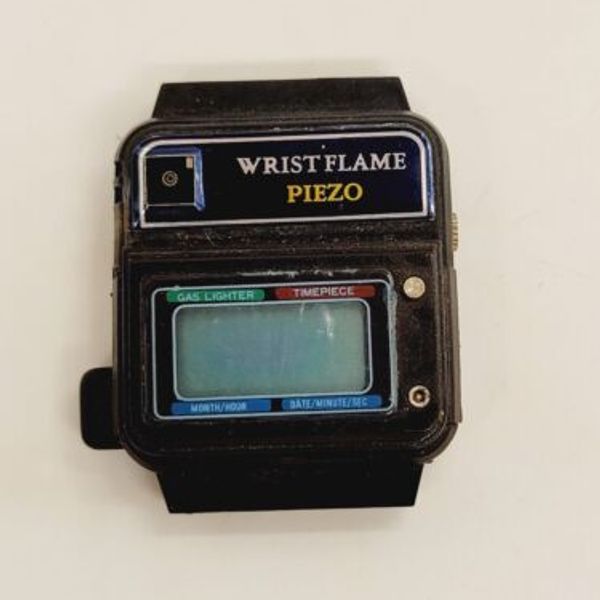 Vintage Protime Wristflame Piezo 1980's Digital Watch Lighter (UNTESTED ...