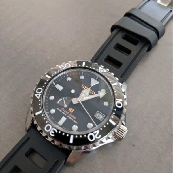FS:Seiko Grand Seiko Spring Drive Diver SBGA031 44mm Titanium Mens ...
