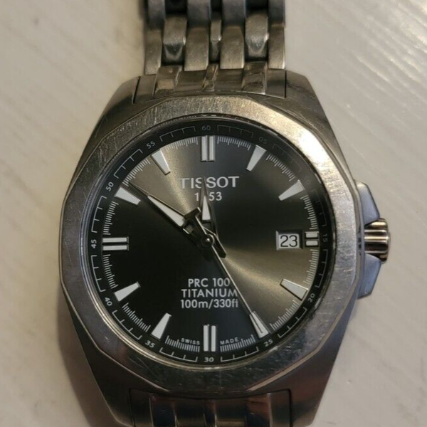 Tissot PRC 100 Titanium Watch T008410A TKM-BC-29436C | WatchCharts ...