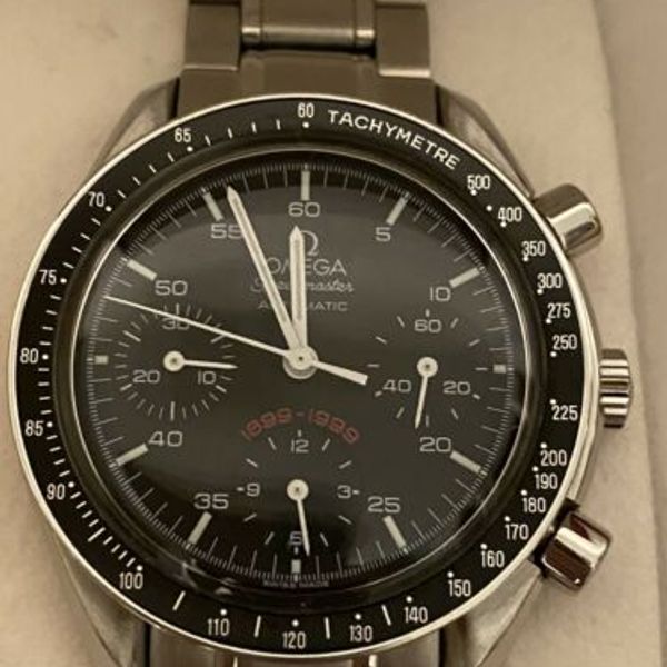 Omega Speedmaster AC Milan 3810.51 Automatic Men's Watch Black Dial ...