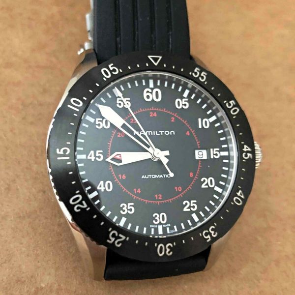 Hamilton Khaki Aviation Pilot GMT H76 755 135 | WatchCharts Marketplace