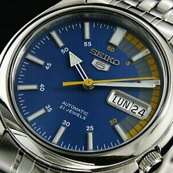 SEIKO 5 SNK371 SNK371K1 21 Jewels Automatic 30m Water Resistance ...