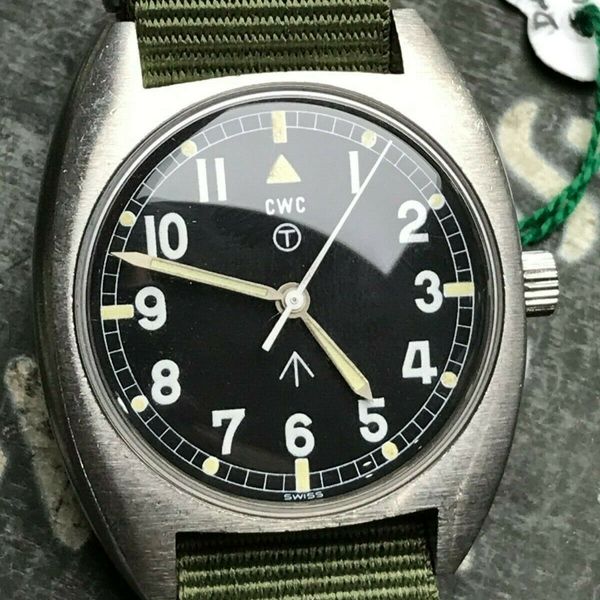 Serviced - CWC W10 British Army issue watch 1979, hacking seconds ...