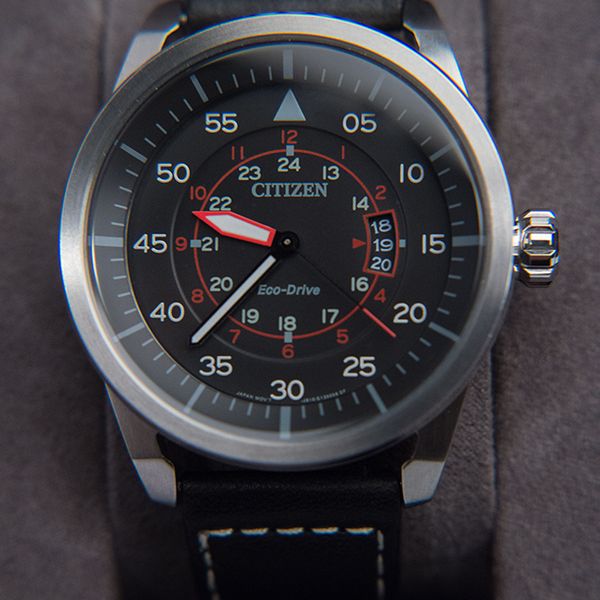 SOLD: Citizen Eco-Drive aw1361-01e "Avion" | WatchCharts Marketplace