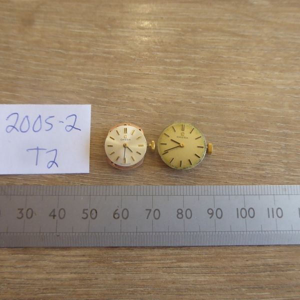 2 EXCELLENT LADIES OMEGA cal 485 WRISTWATCH MOVEMENTS | WatchCharts ...