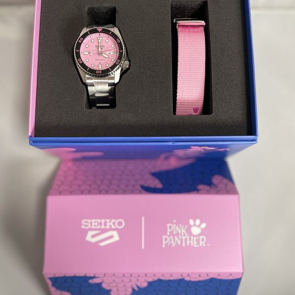 Seiko 5 Sports SBSA321 Pink Panther Limited Edition Mens Watch New 2026 ...