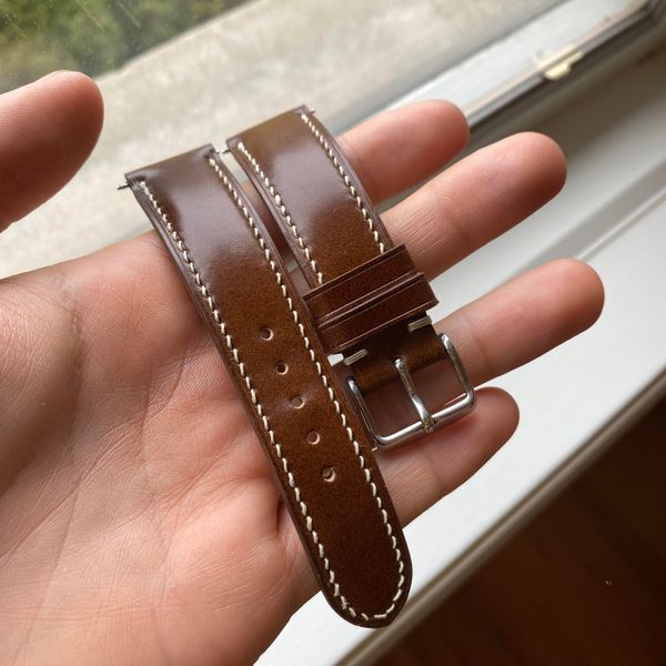 [WTS] Handmade Shell Cordovan Strap | WatchCharts Marketplace