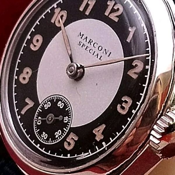 rolex Marconi Special MILITARY Rare VINTAGE Wristwatch 1940s 29x33mm ...