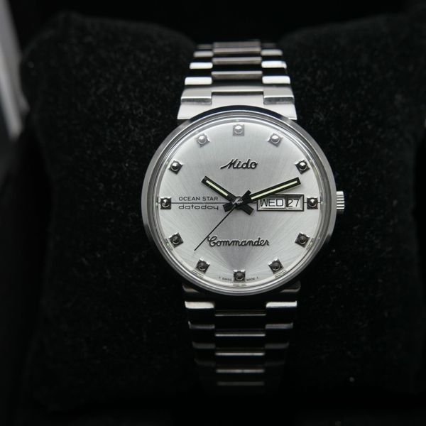 Vintage Mido Ocean Star Datoday Commander Mens Watch, Swiss Made ...